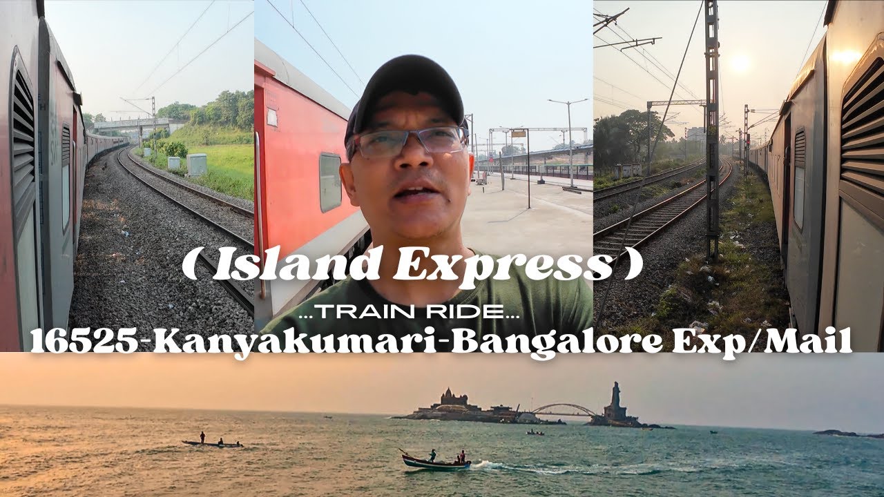 16525-kanyakumari(Cape)- Bangalore (SBC) Express/Mail train Journey ...