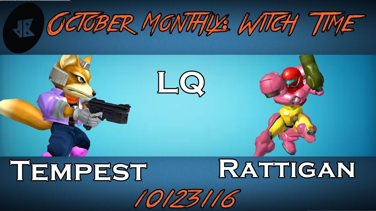 [Melee Singles LQ] Tempest(Fox/Falco) vs Rattigan(Samus) [DownB ...