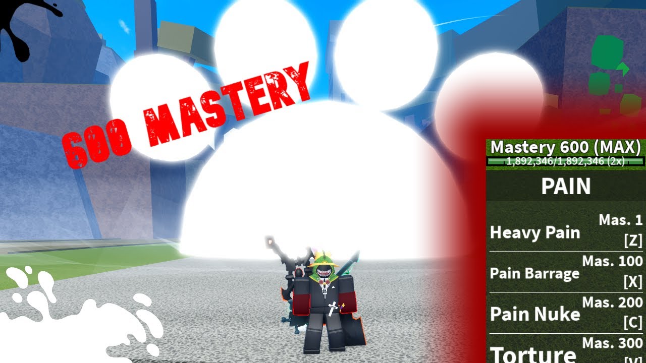 Using MASTERY 600 PAIN Before The REWORK | Blox Fruits PvP | - YouTube