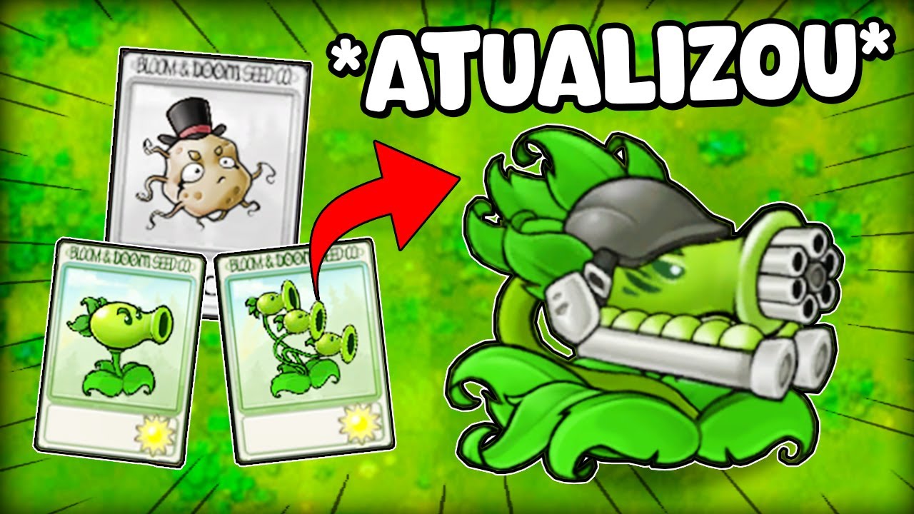 ATUALIZAÇÃO NOVAS FUSÕES E COMO FAZER O NOVO DISPARA ERVILHA NO PLANTS ...