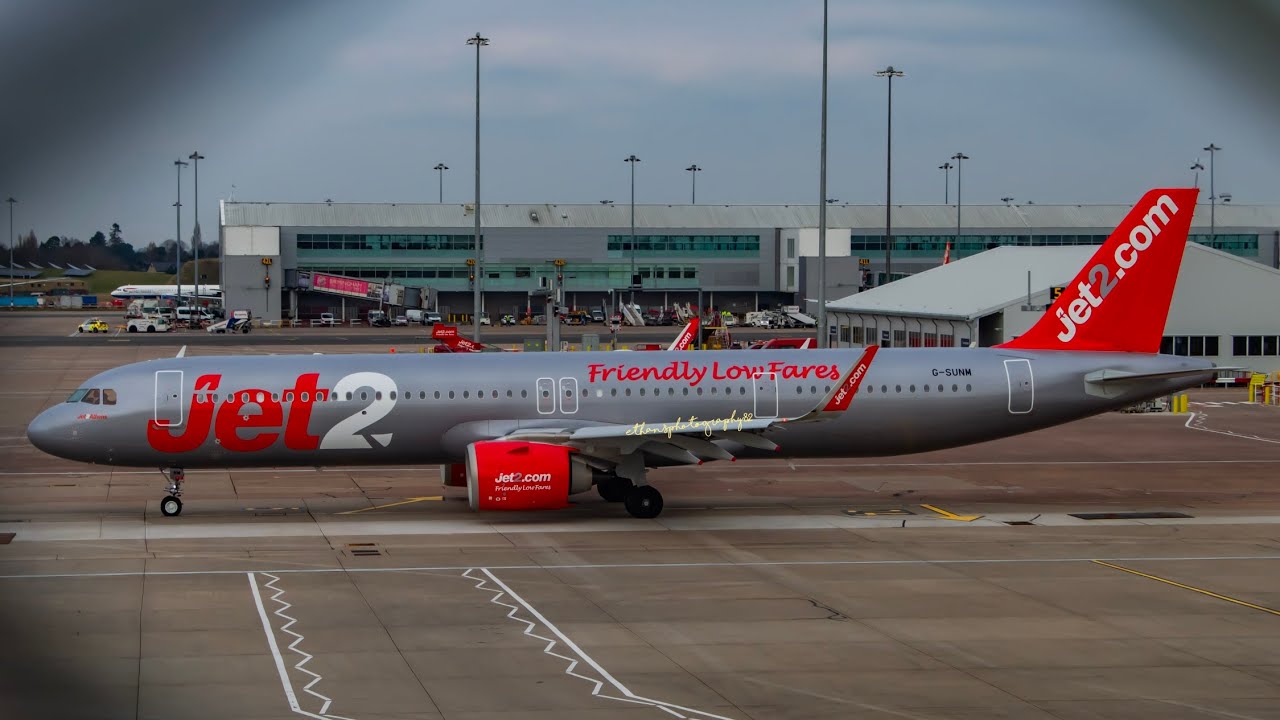 Brand New Jet2 A321Neo G-SUNM Push N Start up's - YouTube