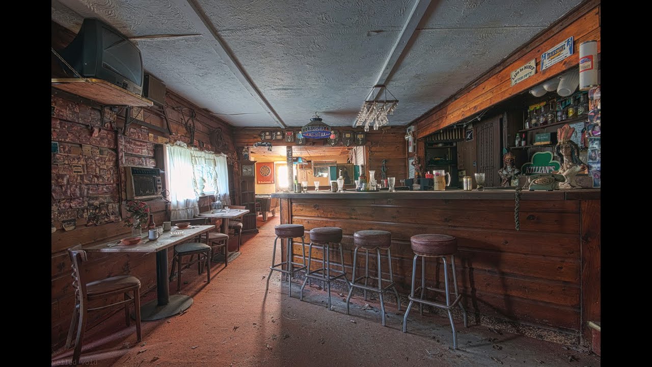 Lonely Abandoned Bar and Restaurant down a Dead End Road - YouTube