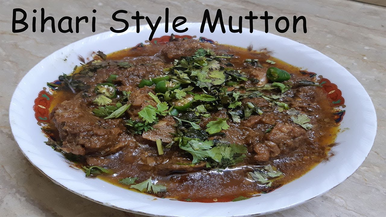 Bihari Style Mutton Recipe | Bihari Gosht Recipe | Bihari Mutton Curry ...