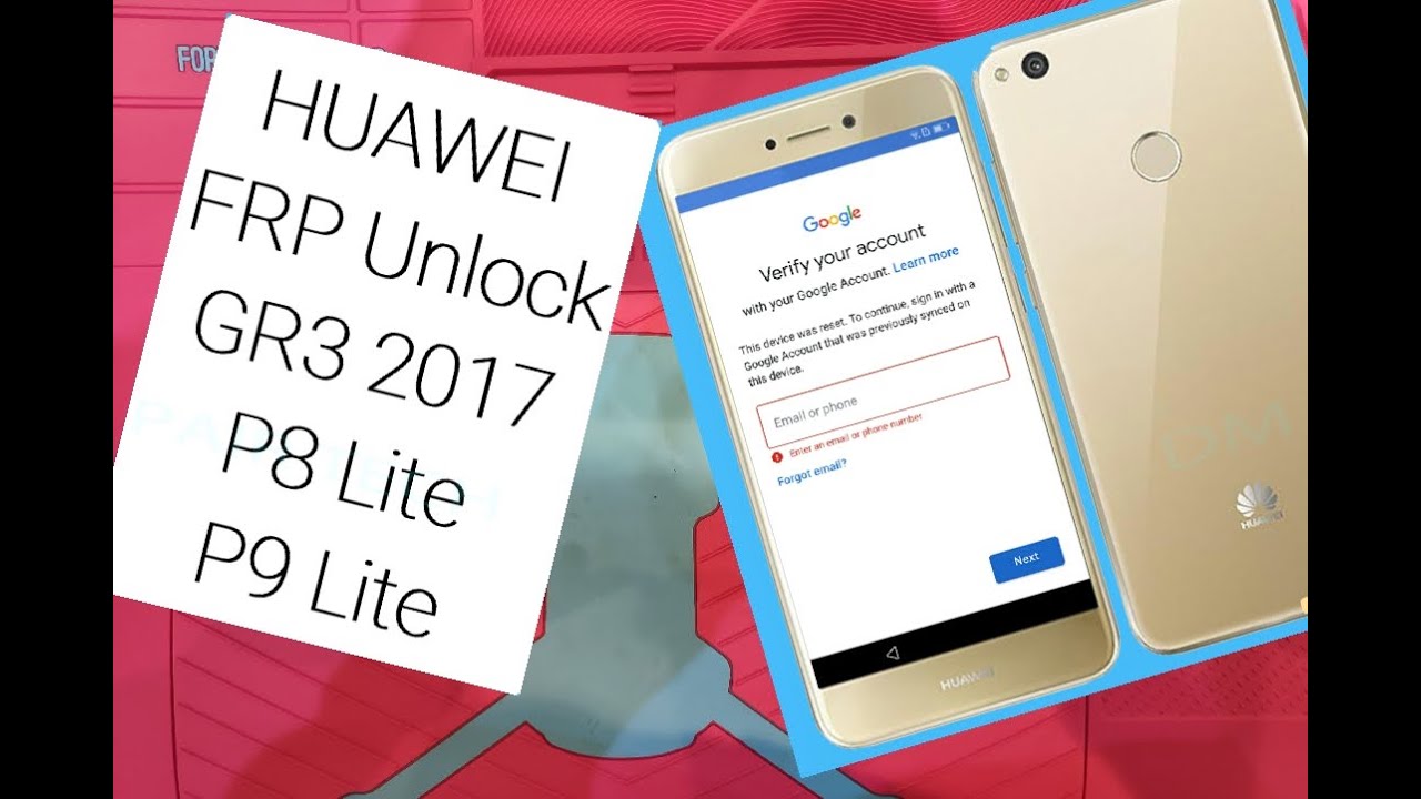 فتح حساب كوكل أكاونت HUAWEI P9 Lite - YouTube