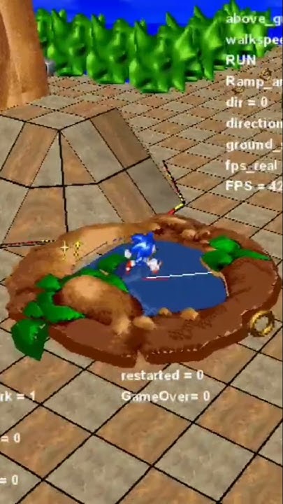 Sonic 3D game in gamemaker studio - YouTube