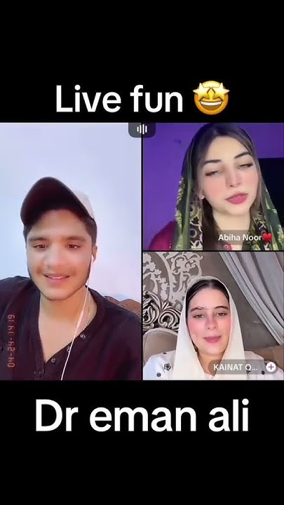 Dr Eman Ali Vs Kainat Qureshi. Live fun #duet - YouTube