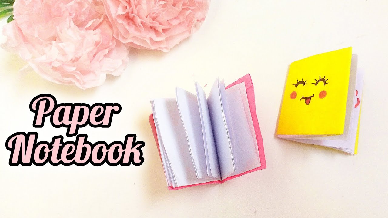 How to Make a Cute Paper Notebook at Home | Easy DIY Craft - YouTube