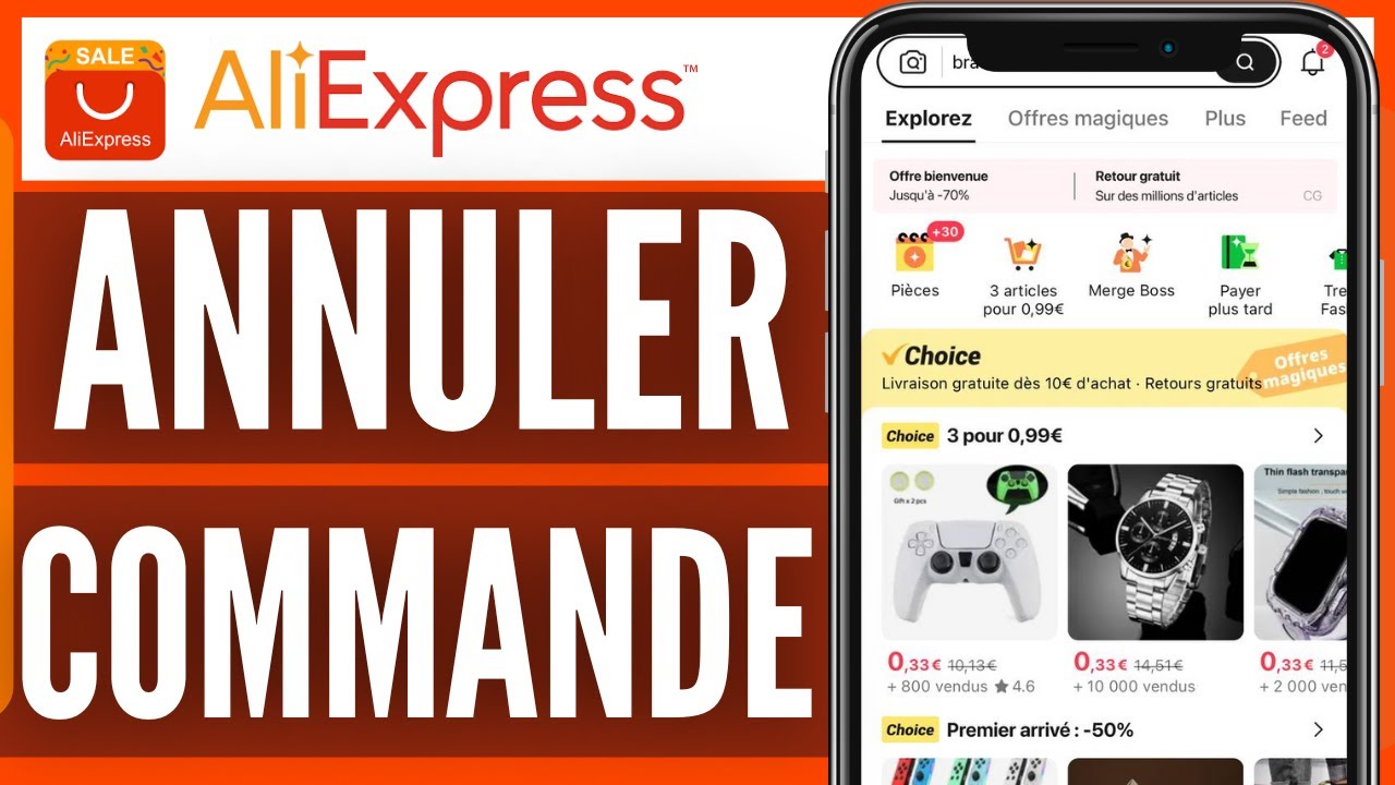Comment Annuler Une Commande Sur Aliexpress (En 2024) - YouTube