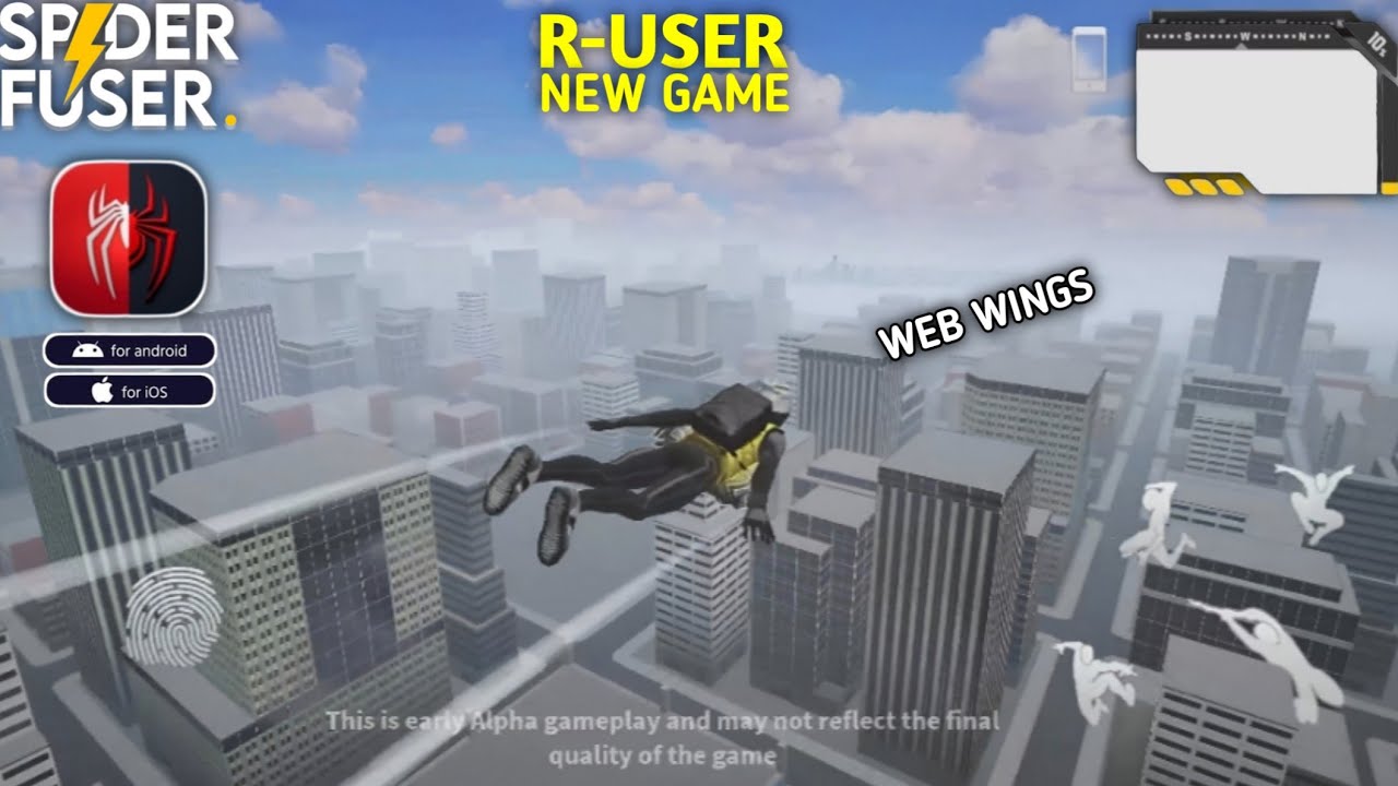 Spider Fuser R-user New Famgame Android | Web Gliding - Web Wings New ...