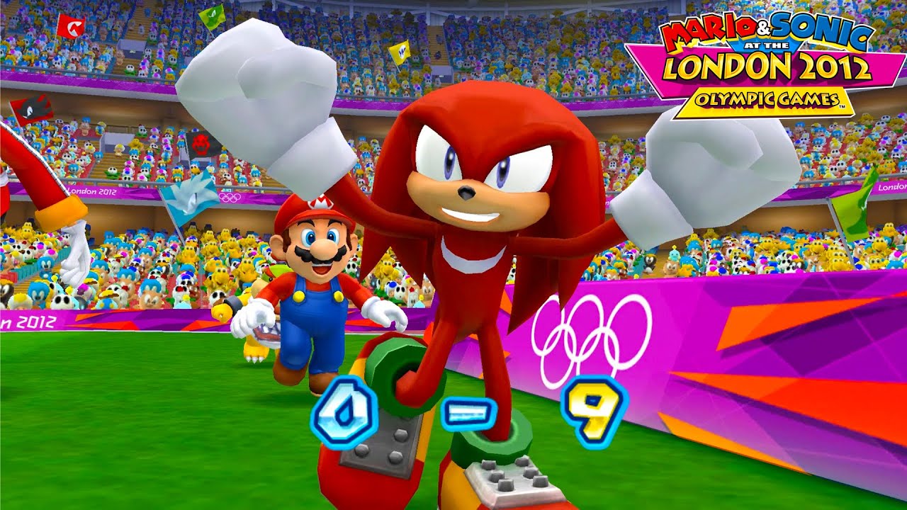 Mario & Sonic at the London 2012 Olympic Games Football Team Red vs ...