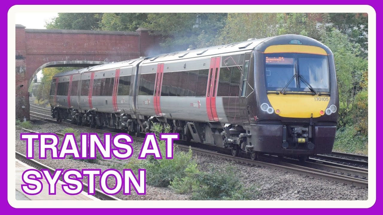 Trains at Syston railway station (28/10/2023) - YouTube