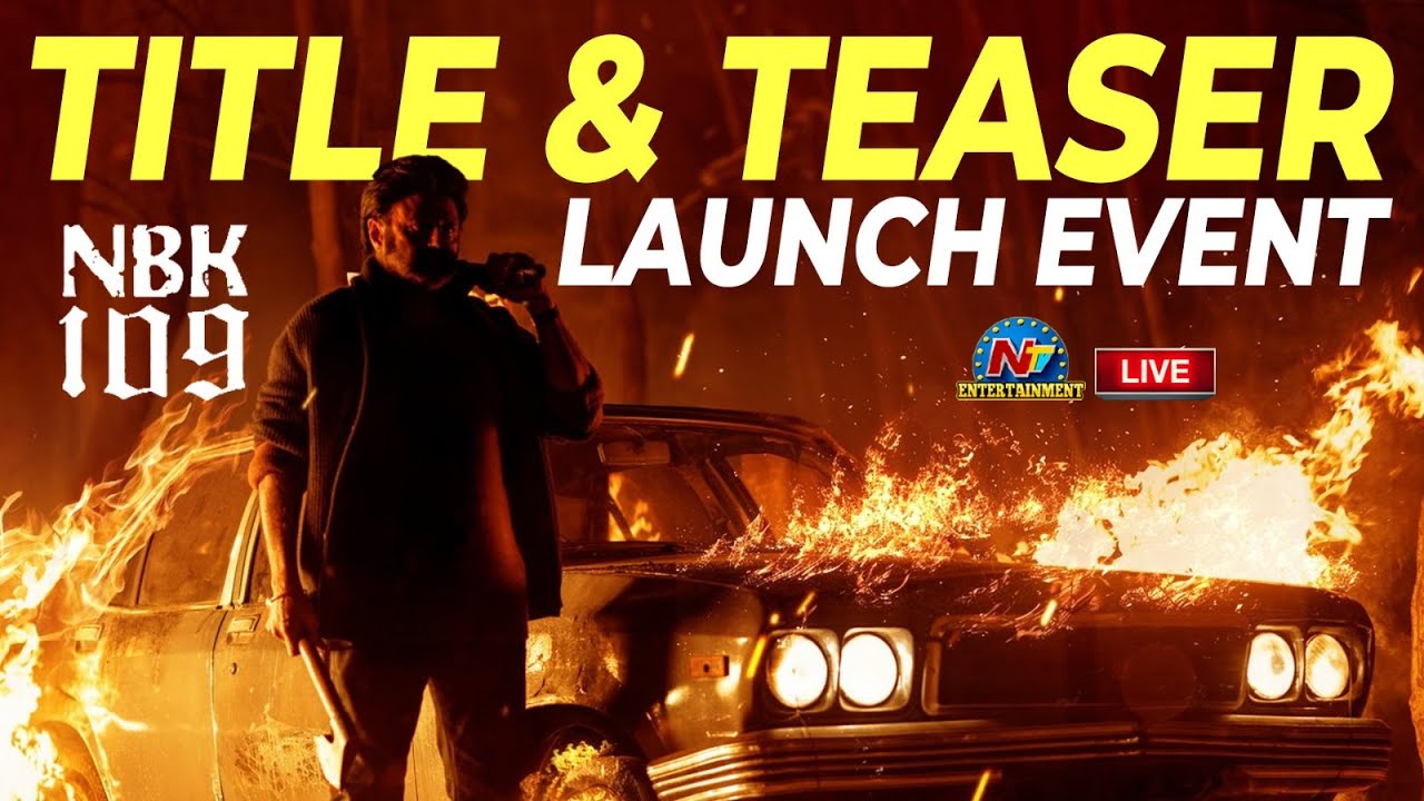 NBK 109 Title & Teaser Launch Event LIVE | Nandamuri Balakrishna ...