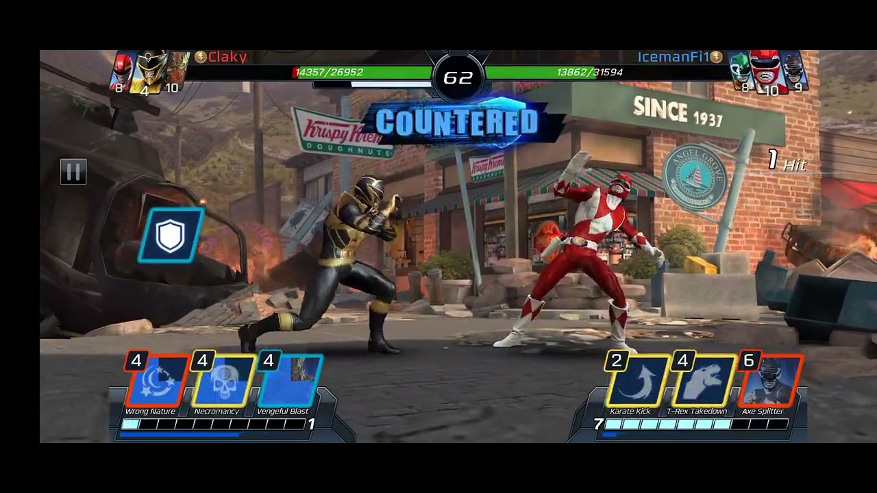 Power Rangers Legacy Wars - Spa'ark vs MMPR Red Ranger. - YouTube