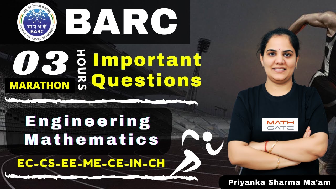 Engineering Mathematics - Important Questions | BARC 2025 | All Streams ...