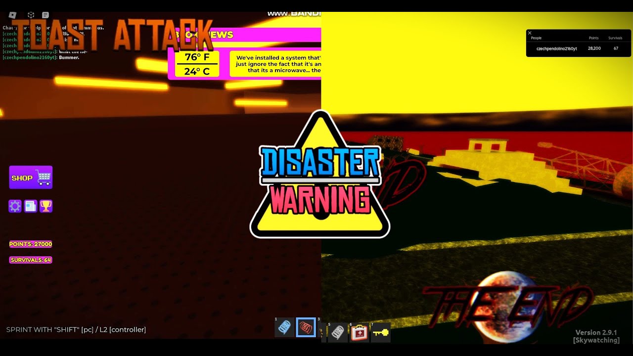 Toast attack and THE END! || Disaster Warning || - YouTube