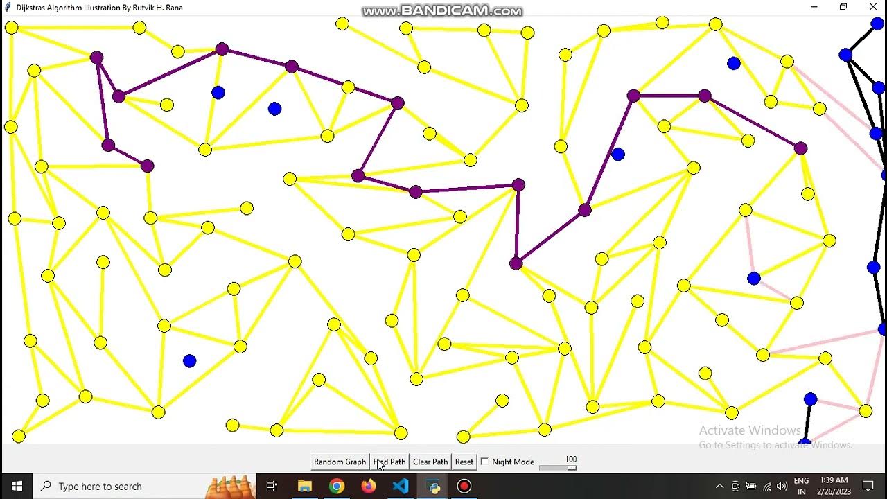 Dijkstra S Algorithm Illustration In Python Tkinter Youtube