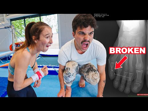 Becoming an OLYMPIC GYMNAST ft. Nina Derwael *Broken Toe*