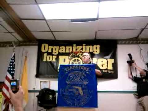 Jimmy Hoffa Jr. @ Teamsters Local 79 Union Rally for Pasco County ...