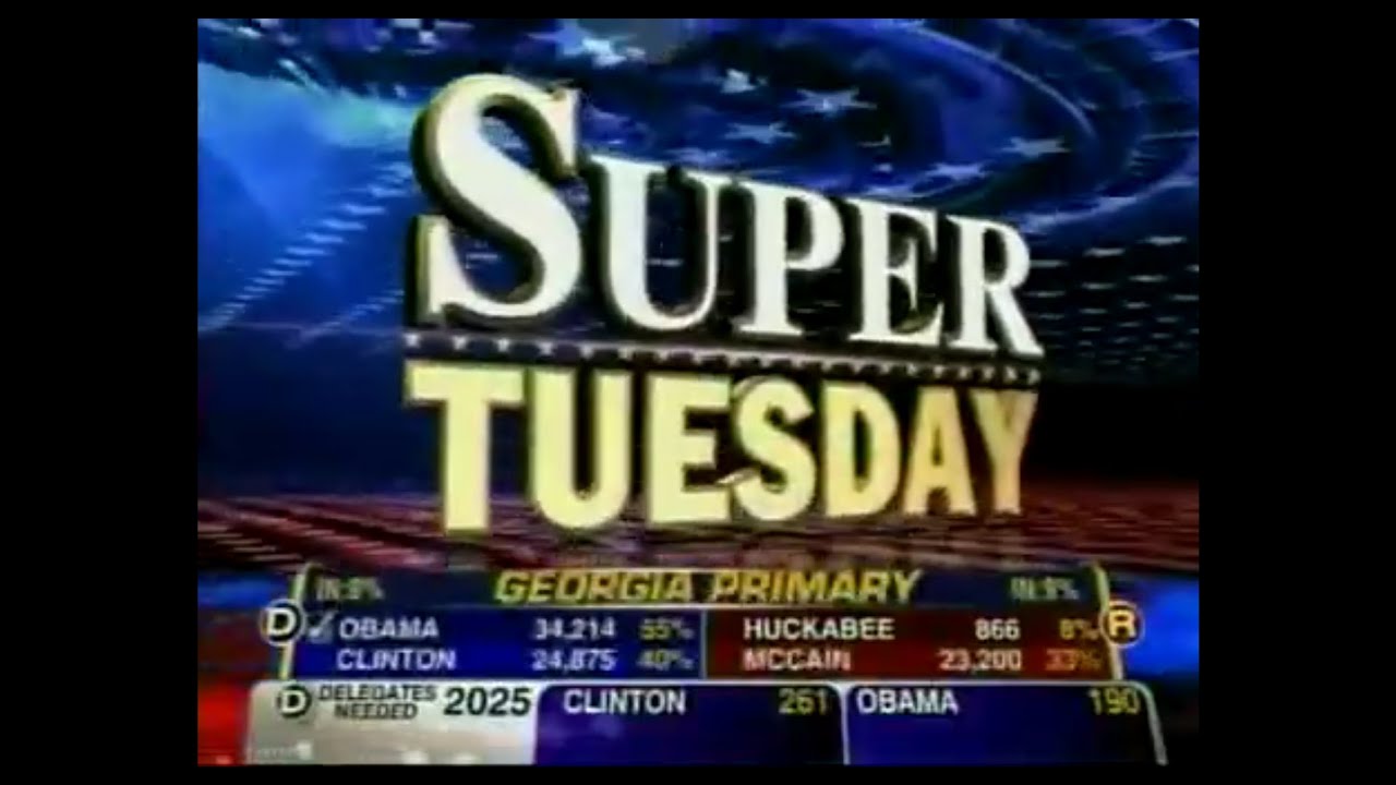 Fox's 2008 Super Tuesday Coverage - 6pm to 3am [No Commercials] - YouTube