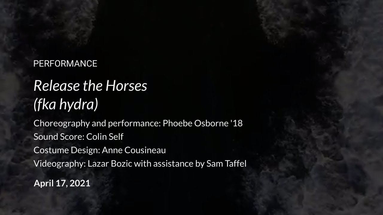 'Release the Horses (fka hydra)' Performance - YouTube
