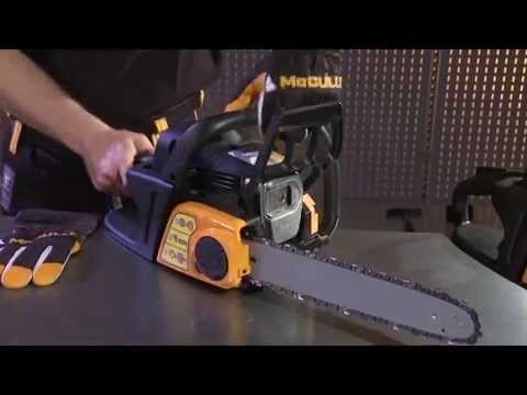 How to - Adjust the chain tension on your chainsaw. - YouTube