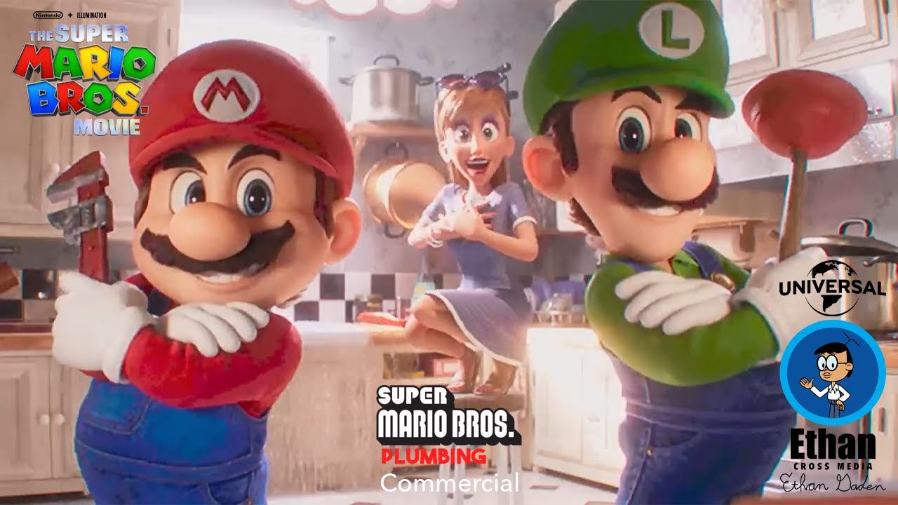 The Super Mario Bros. Movie - Super Mario Bros. Plumbing Commercial ...