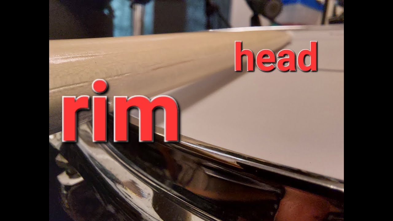 How to do a perfect rimshot. - YouTube