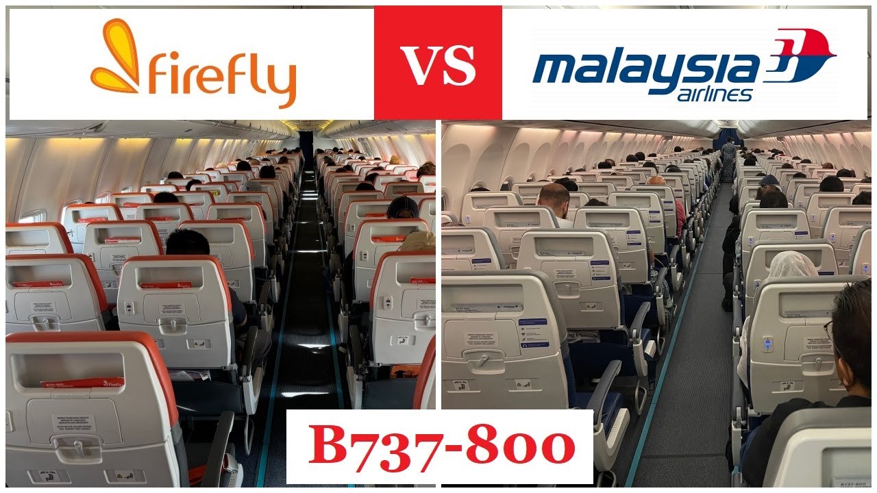 FireFly vs Malaysia Airlines B737-800 - Economy - Which to Choose? Food ...