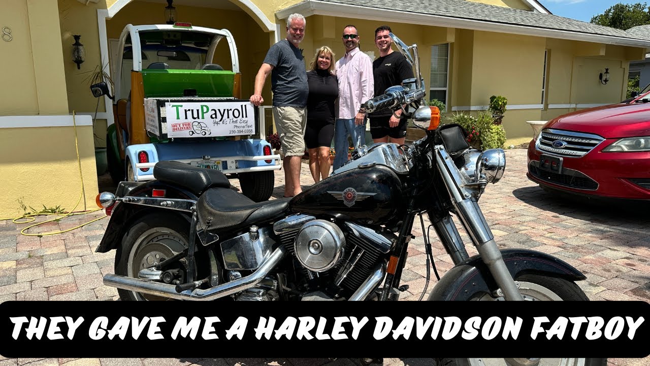 WOW!! They Gave Me A Harley Davidson Fatboy Badger Vlog #192 - YouTube