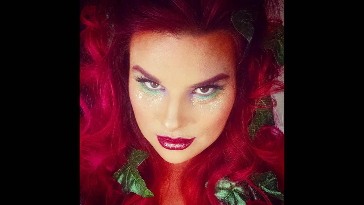 Poison Ivy Makeup Tutorial - YouTube