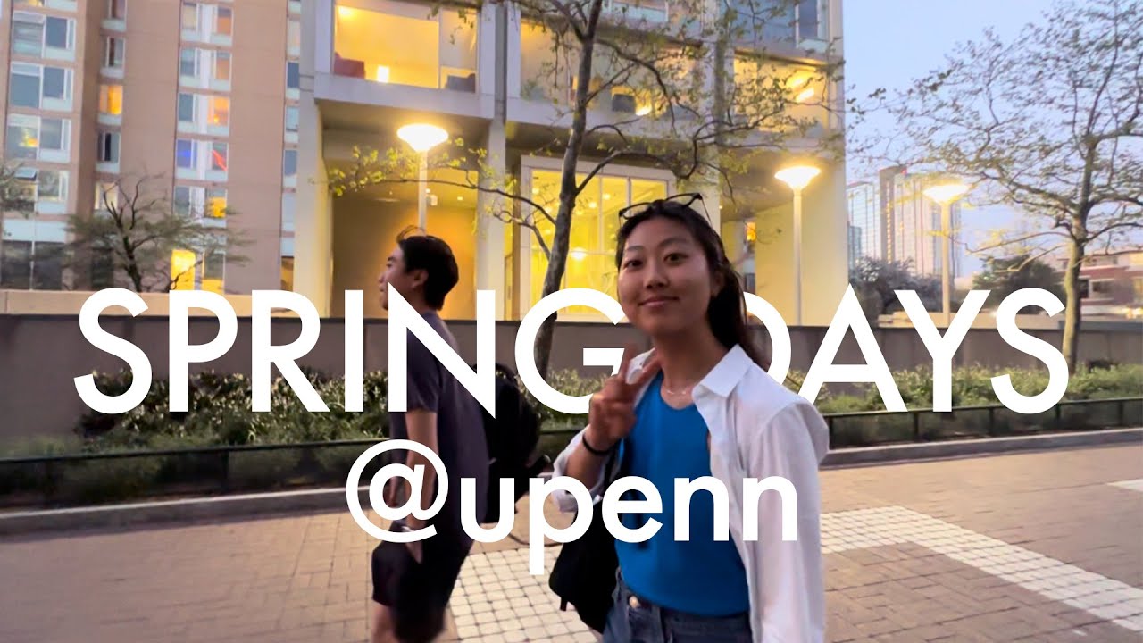 warm spring days at upenn😻 - YouTube