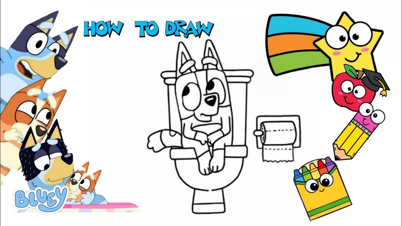 Bingo in the Toilet 🚽💙 | Bluey - YouTube