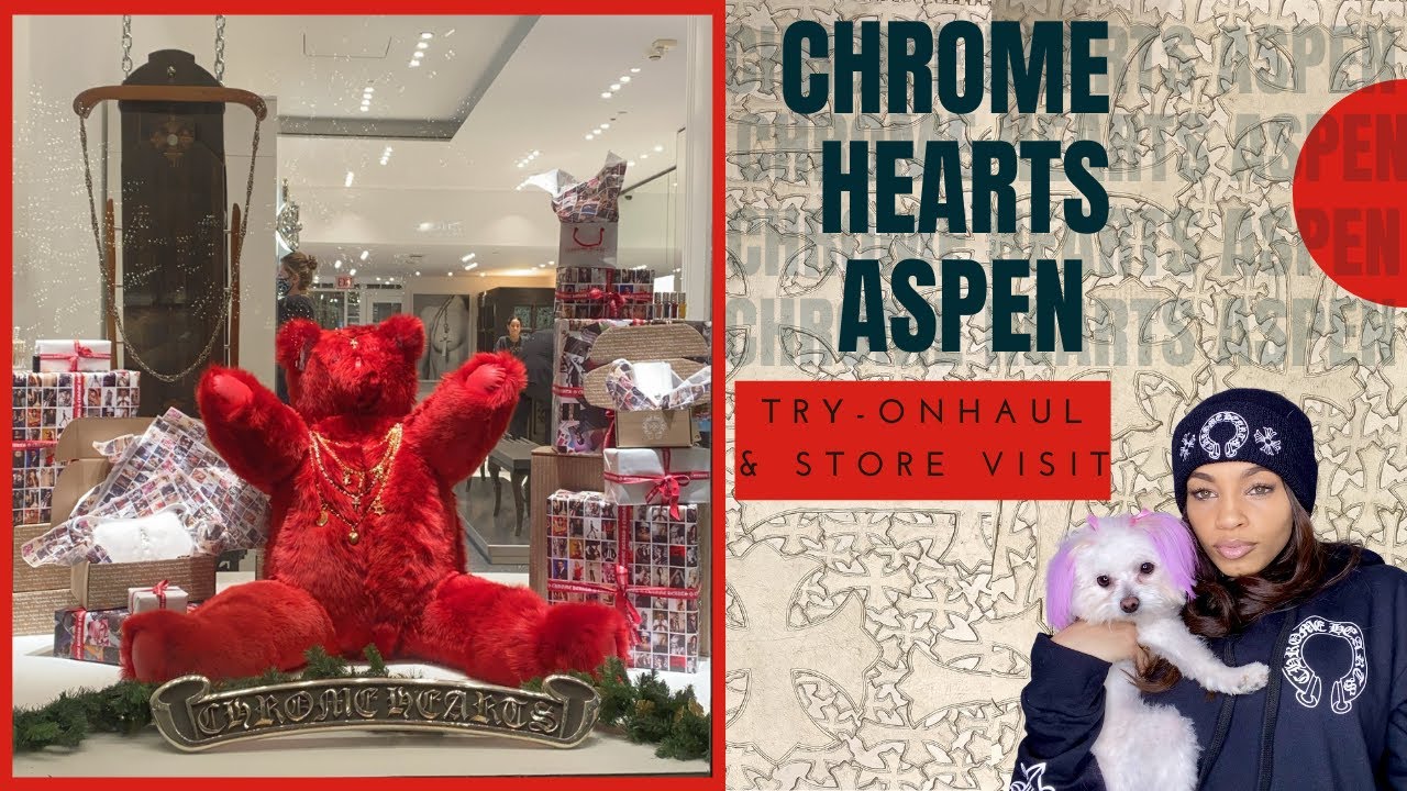 CHROME HEARTS STORE ASPEN: Try on Haul & Store Tour - YouTube
