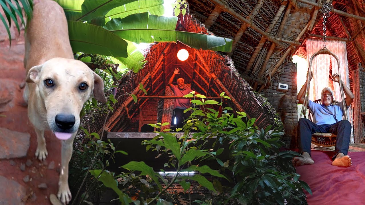 குடிசை வீடு Stay for A Day! | Surrounded by Animals 😍| Keeth House ...