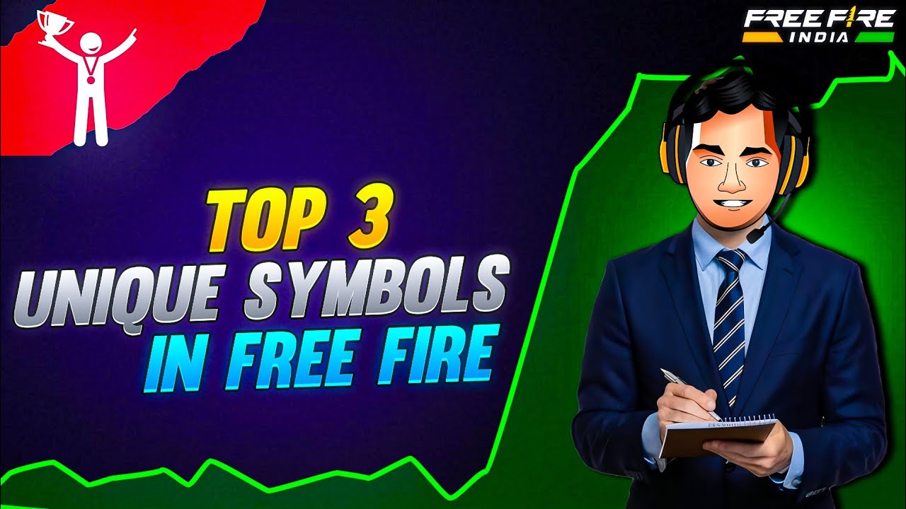 Top 3 Unique Symbols in Free Fire || Best Unique Symbol For Free Fire ...