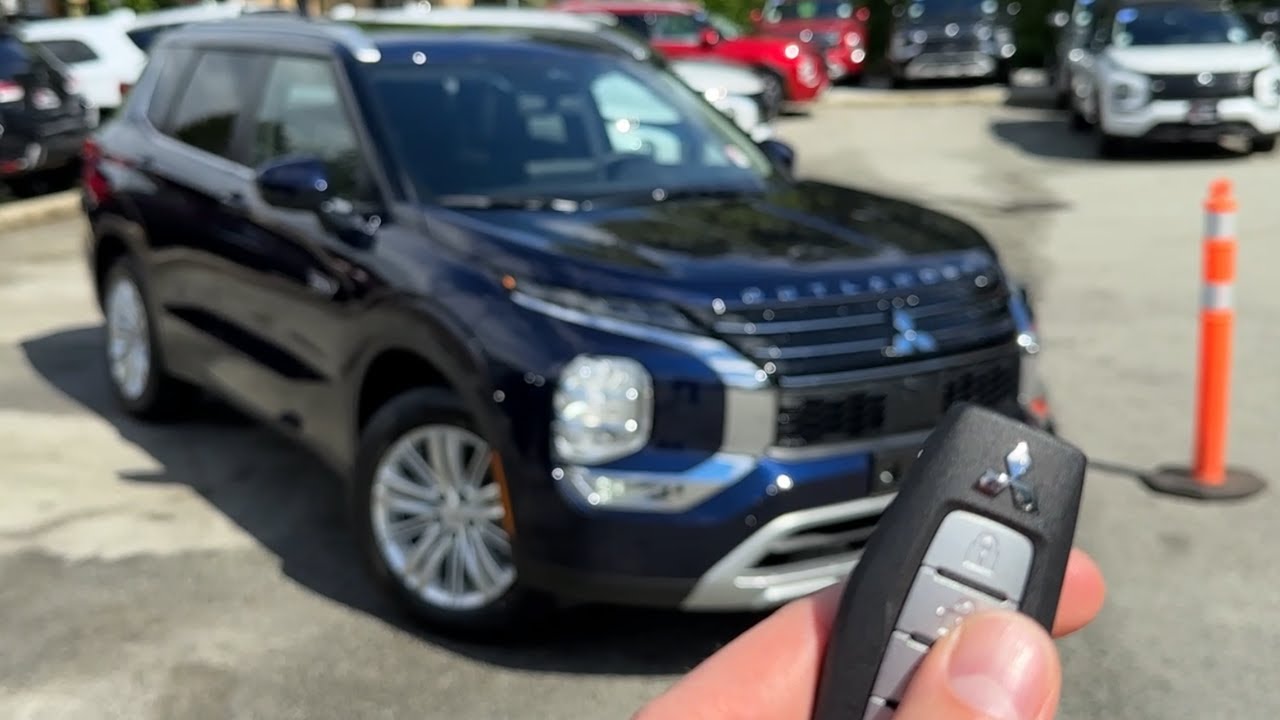 Cosmic Elegance: Mitsubishi Outlander PHEV 2024 in Cosmic blue! - YouTube