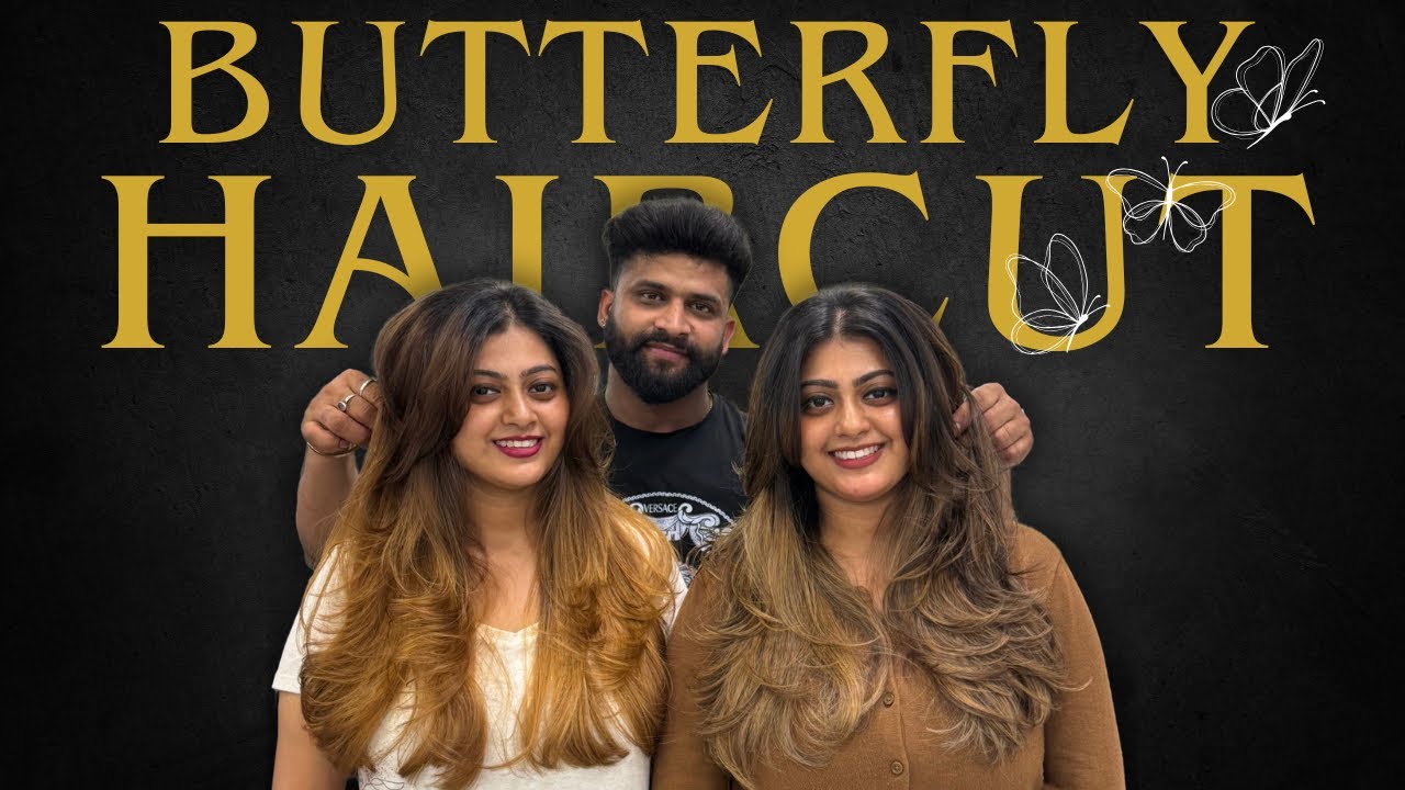 Butterfly🦋haircut | trendy haircut |step by step tutorial | - YouTube