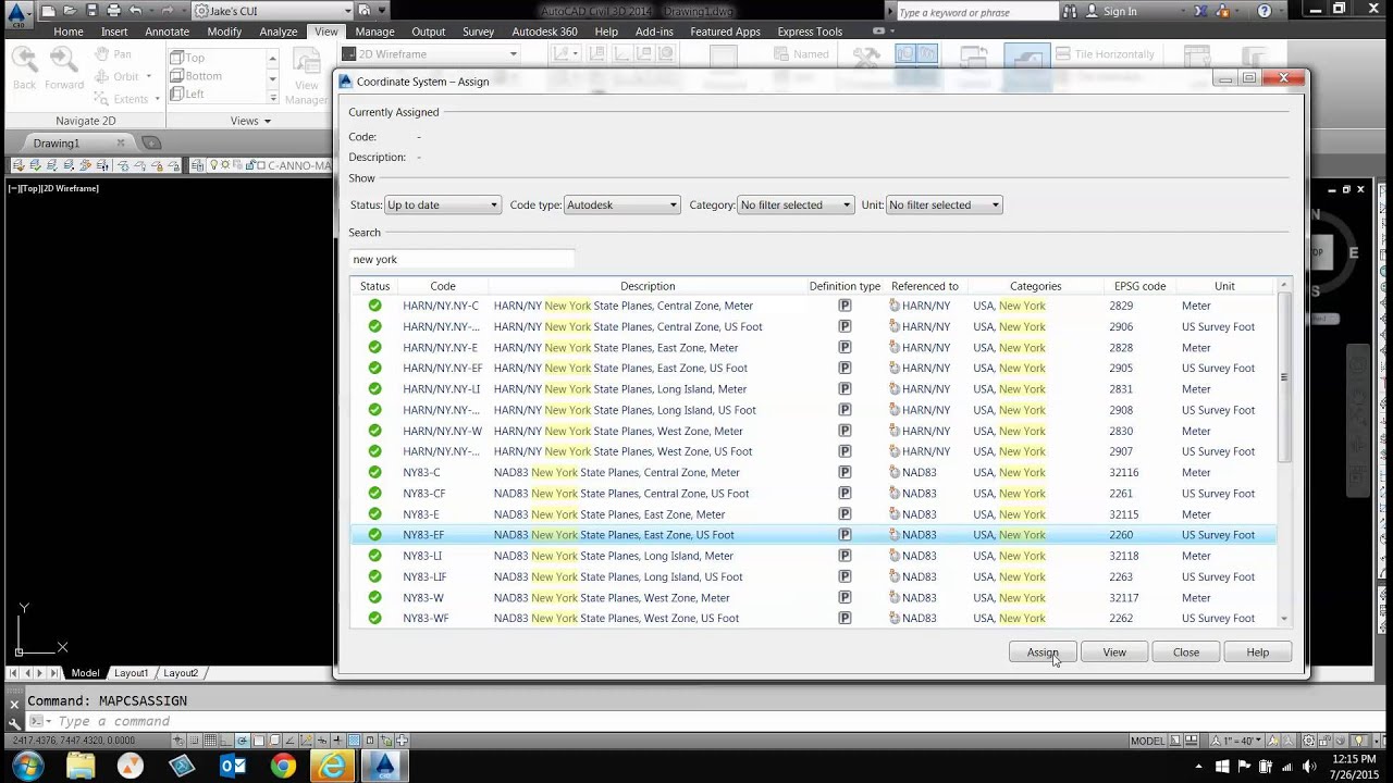 Download and Insert Ortho Imagery into Civil3D - YouTube