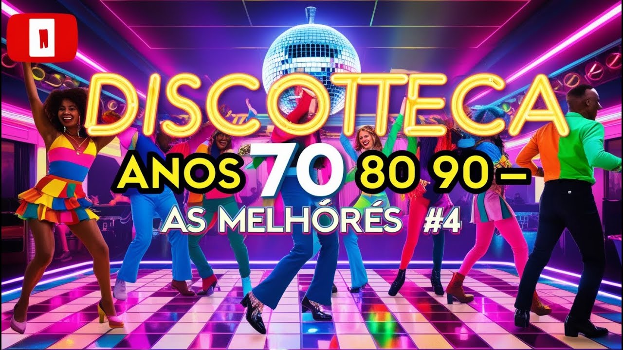 Discoteca Anos 70 80 90 AS MELHORES 4 Hits Inesquec veis Para