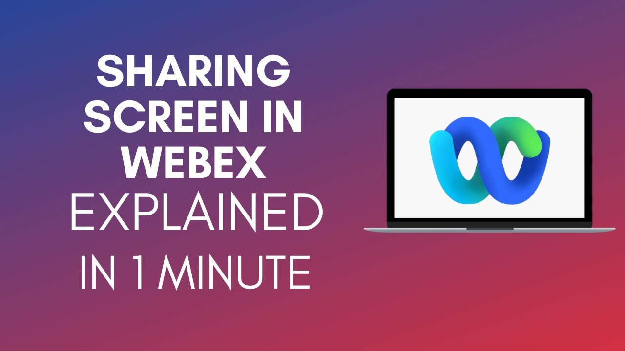 How To Share Screen In Webex Meeting? (2024) - YouTube