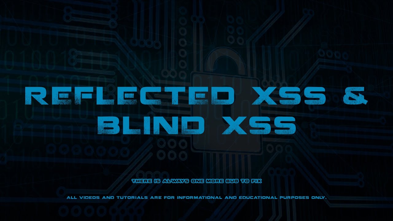 REFLECTED XSS & BLIND XSS IN KIA | WEDOHACKS - YouTube