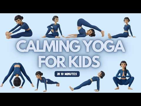 Calming Yoga for Kids 🌙 | Relax & Feel Safe with Kpop Zoey