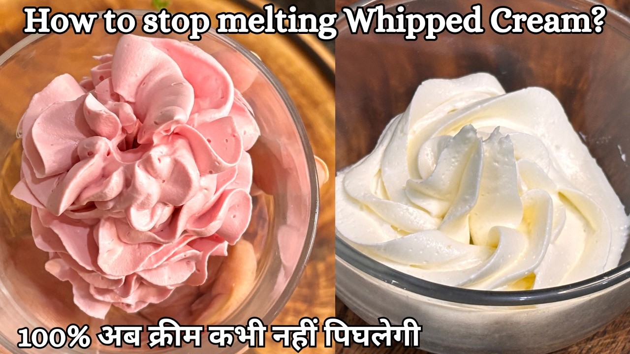 How to stop Whipped Cream from Melting? | Tips & Tricks to make perfect ...