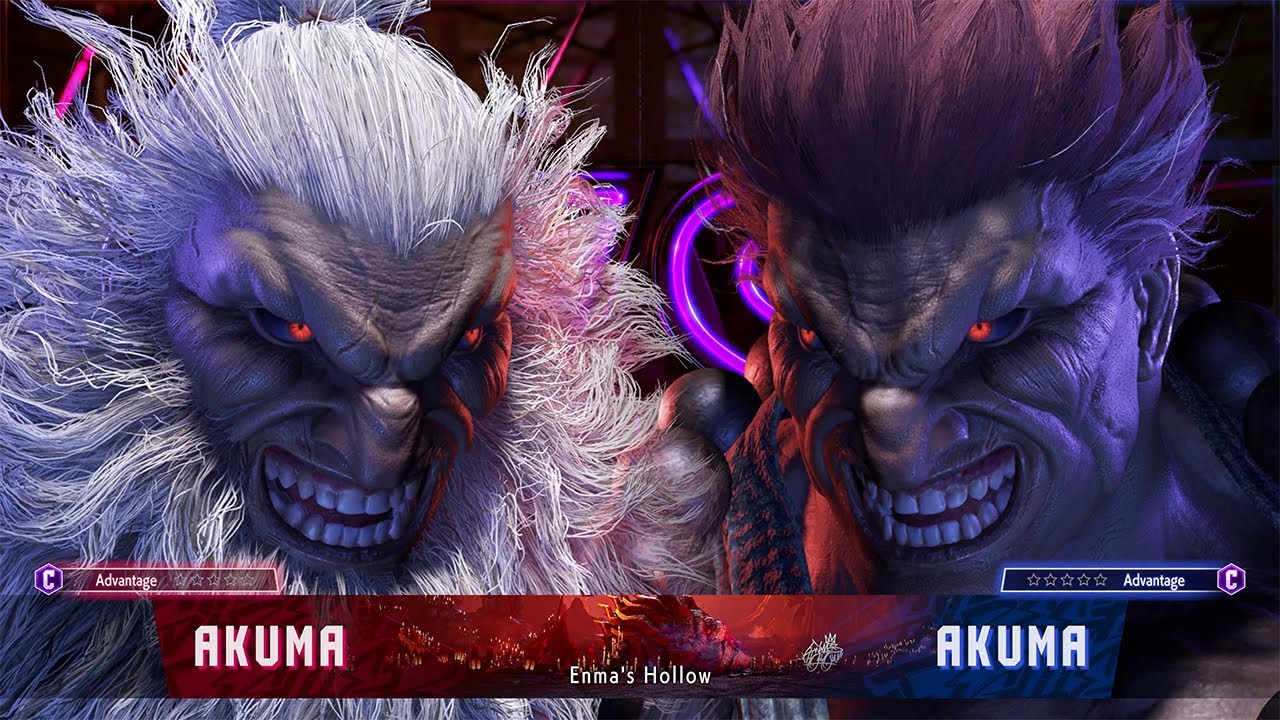 Akuma's Walkout / Face Animations / Intro | Street Fighter 6 - YouTube