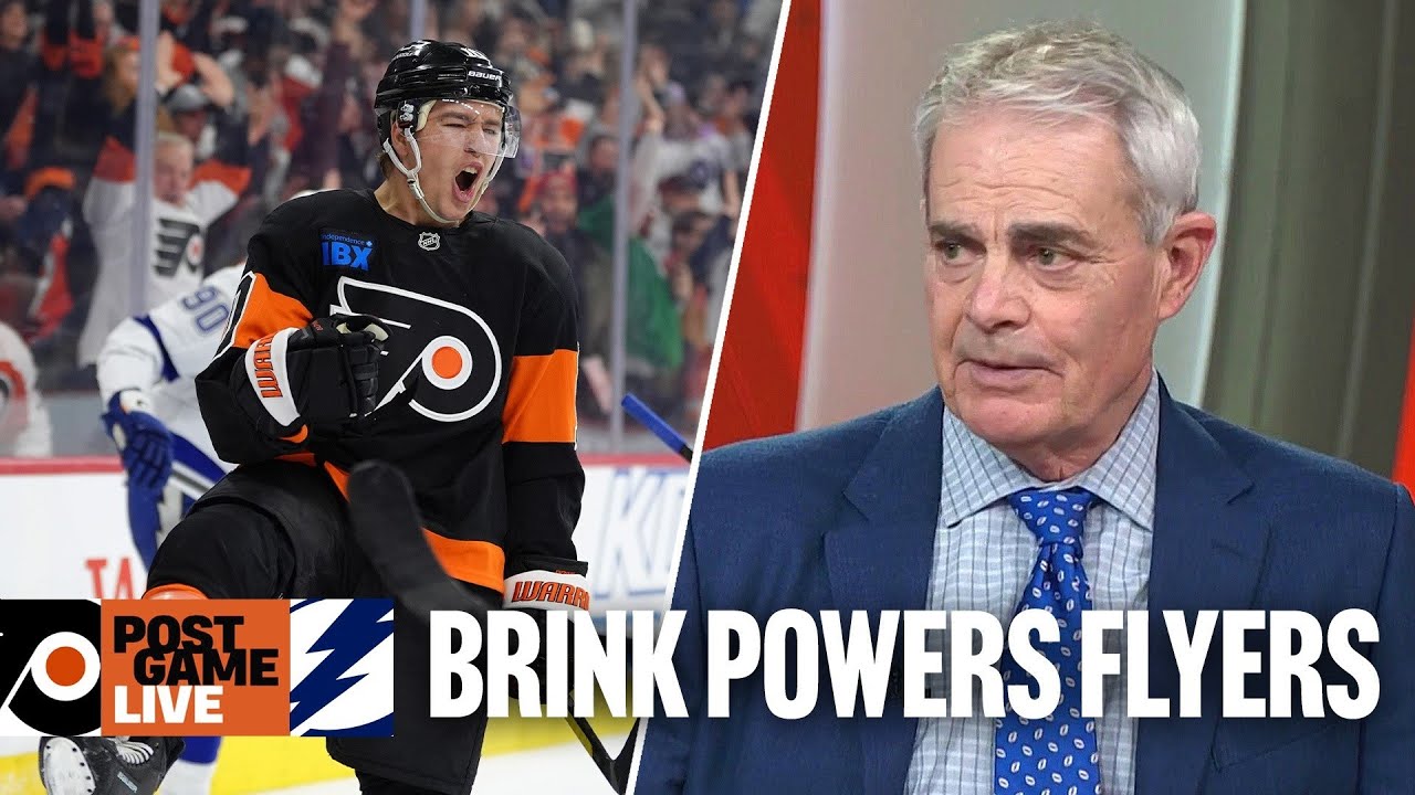 Brink scores twice, Flyers snap skid with 4-3 win over Lightning ...