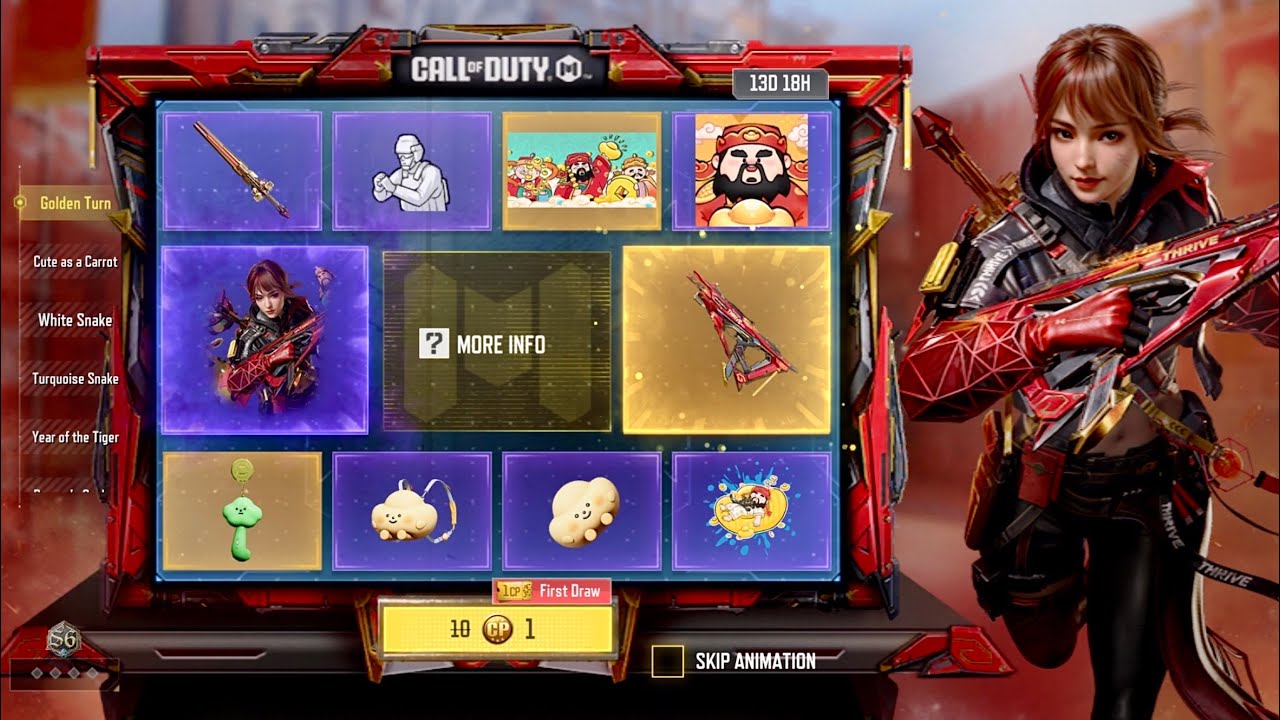 CODM:GOLDEN TURN DRAW LIVE|NEW LEGENDARY VMP|400 CP|5 SPINS|GOT NEW 🎒 ...