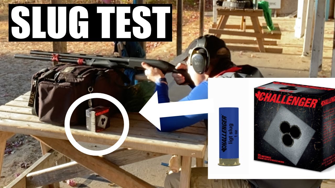 Challenger SLUG 12GA - Accuracy Test - YouTube