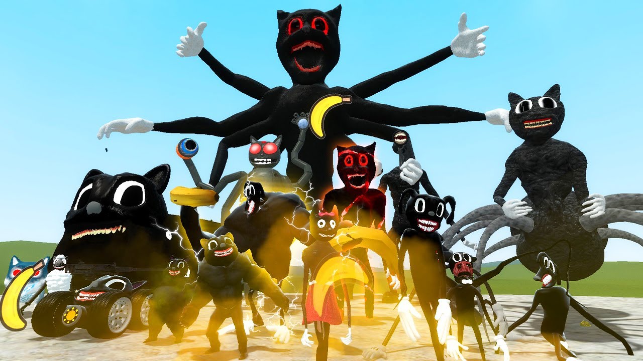 ALL CARTOON MONSTER! | Garry's Mod - YouTube