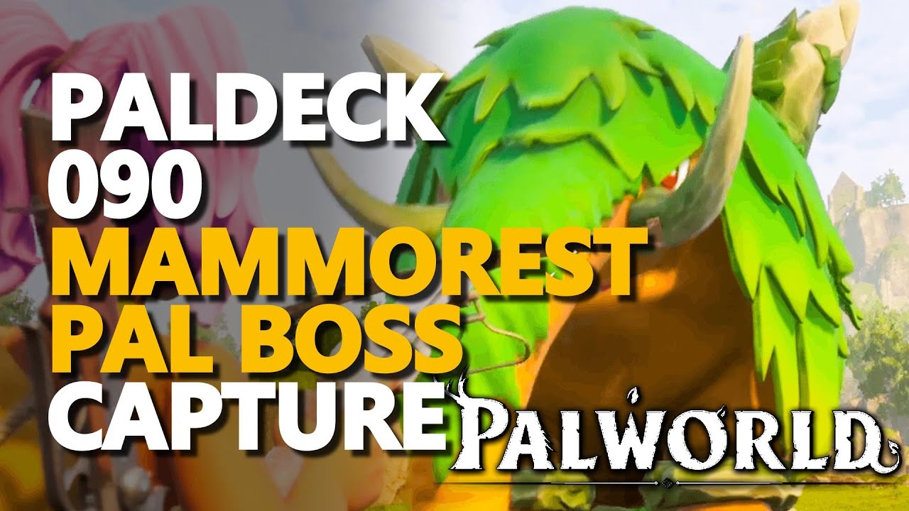 Capture Paldeck 090 Mammorest Pal Boss Palworld - YouTube