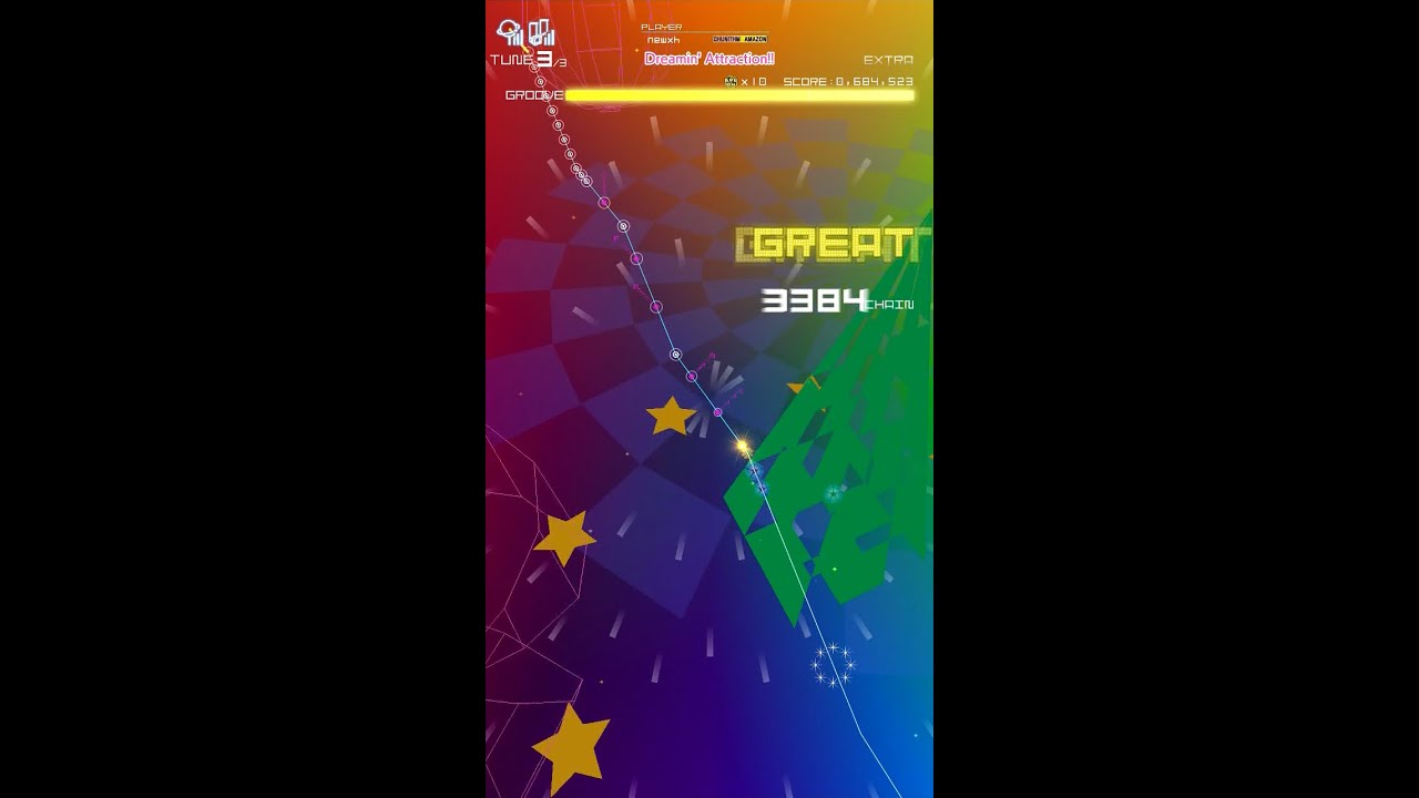 Dreamin' Attraction!! [EXTRA] FULL CHAIN 【GROOVE COASTER 4MAX】 - YouTube